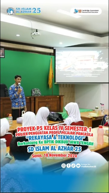 Murid Kelas 4 SD Islam Al Azhar 25 Semarang Eksplorasi Teknologi di ...