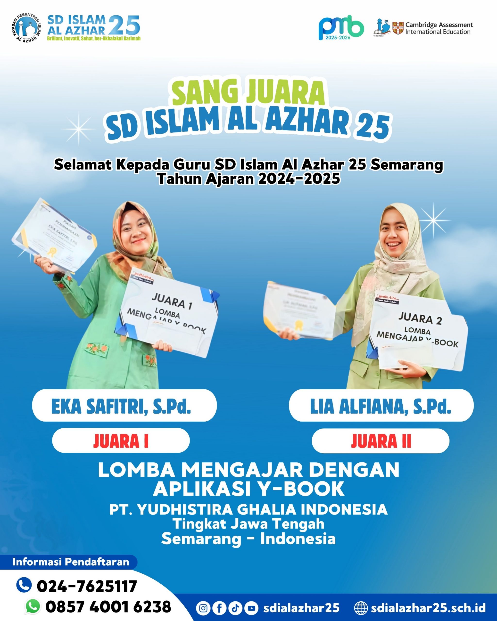 Guru SD Islam Al Azhar 25 Semarang Raih Prestasi Gemilang di Tingkat ...