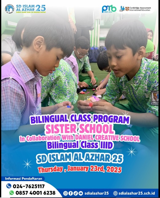 SD Islam Al Azhar 25 Gelar Program Sister School Bersama Daniel ...