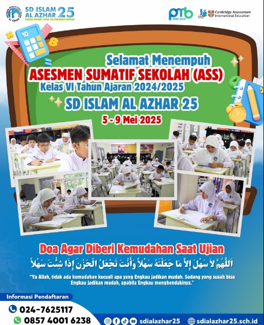 SD Islam Terbaik di Semarang, SD Islam Al Azhar 25 Dukung Sukses ...