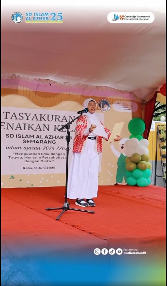 SD Islam Al Azhar 25 Semarang Gelar Tasyakuran Kenaikan Kelas, Tegaskan ...